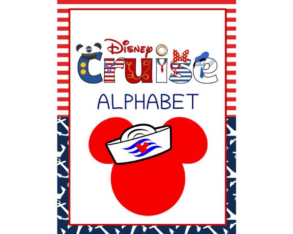 Magical Vacation: Cruise Alphabet Posters - Etsy