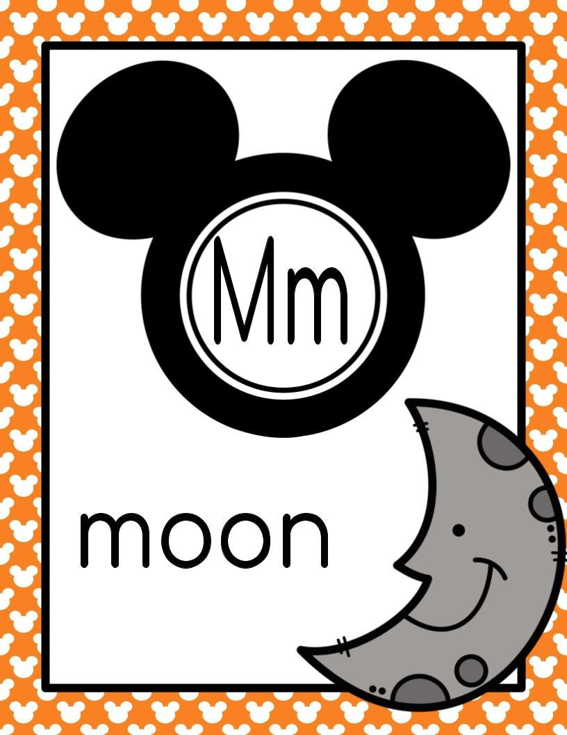 Magical Vacation: Magical Mouse Alphabet Posters - Etsy