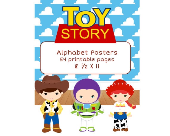Magical Vacation: Toy Story Theme Alphabet Posters - Etsy