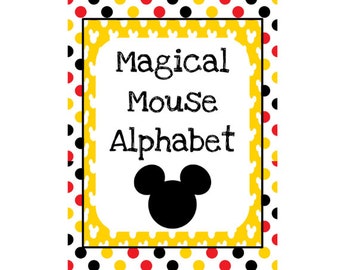 Magical Alphabet Posters - Etsy