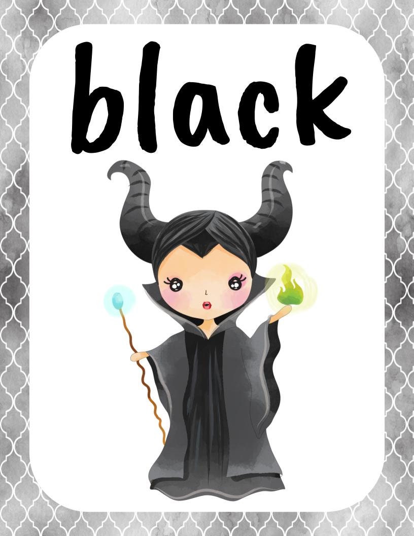 Magical Vacation: Character Color Posters - Etsy