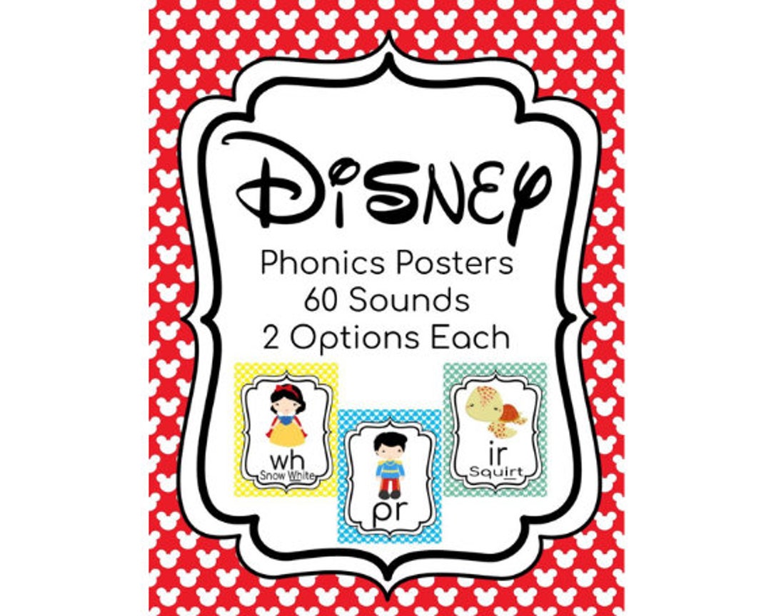 Magical Vacation: Magical Mouse Characters Phonics Posters - Etsy