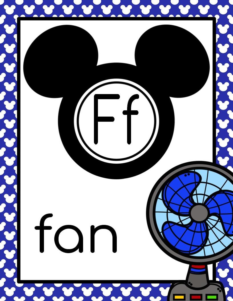 Magical Vacation: Magical Mouse Alphabet Posters - Etsy