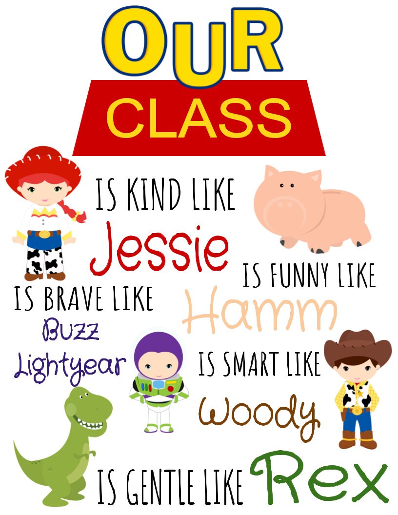 Magical Vacation: Toy Story Theme Inspirational Posters - Etsy