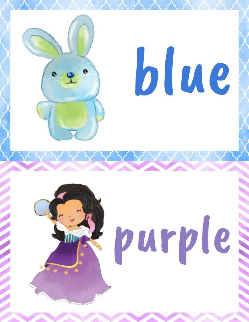 Magical Vacation: Character Color Posters - Etsy