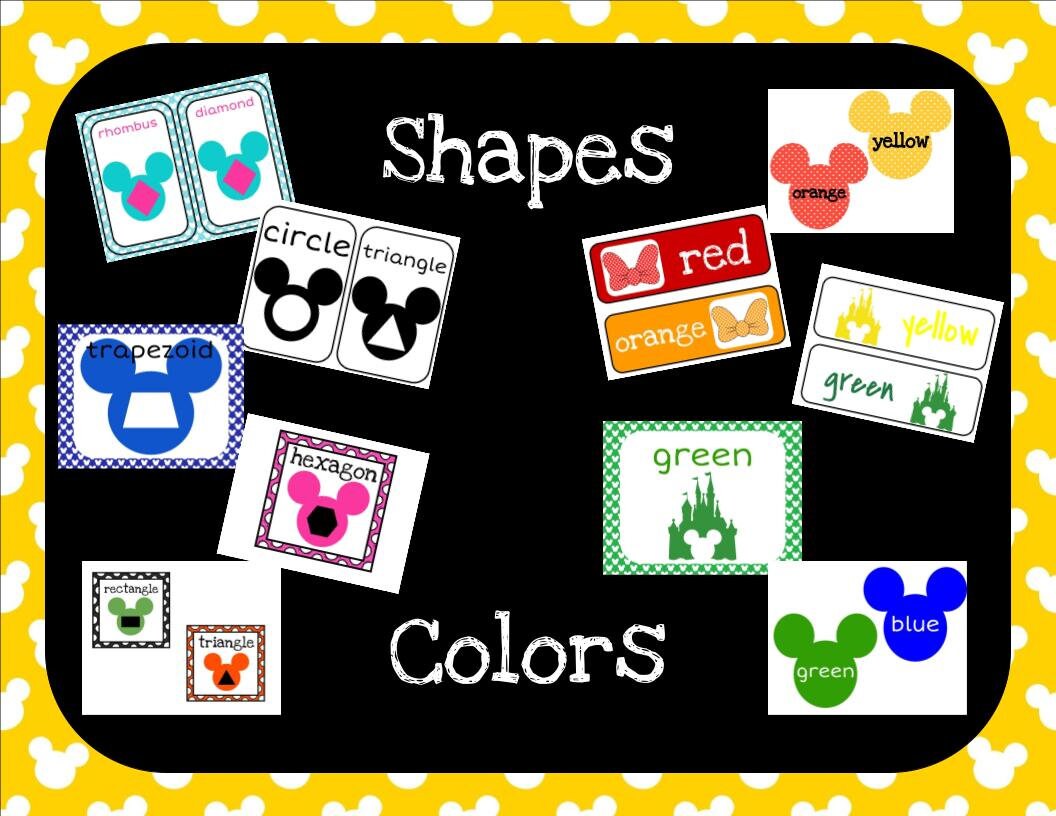 Magical Vacation: Classic Shape and Color Posters - Etsy