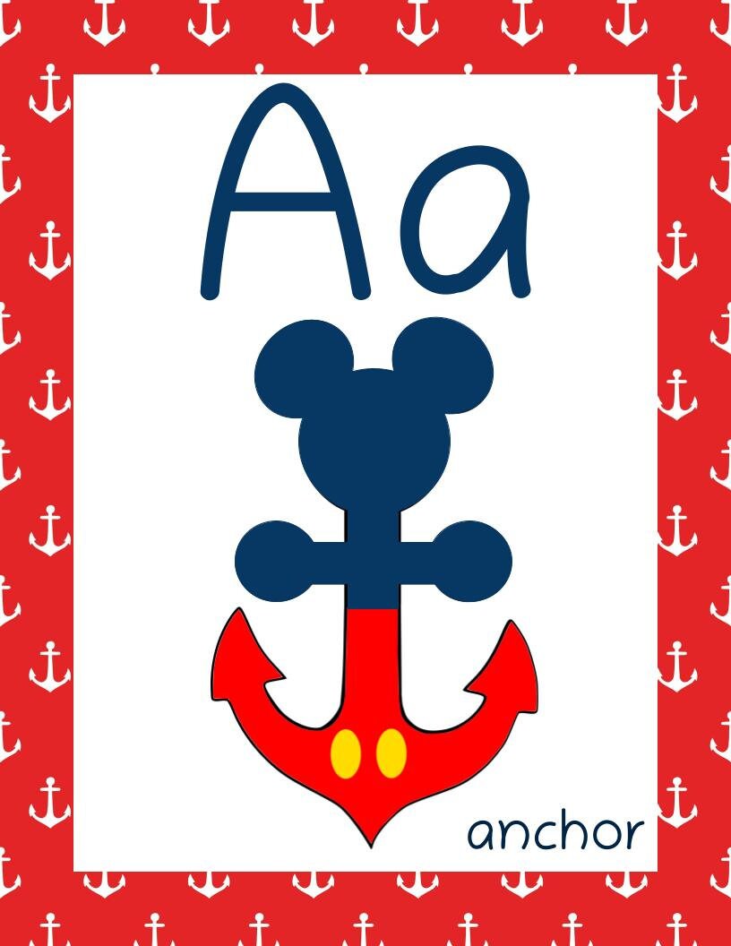 Magical Vacation: Cruise Alphabet Posters - Etsy