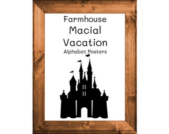 Magical Alphabet Posters - Etsy