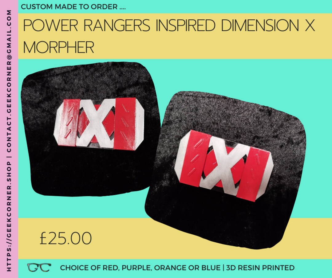 Power Rangers Dimension X Morpher: Choose Your Colour - Etsy Singapore