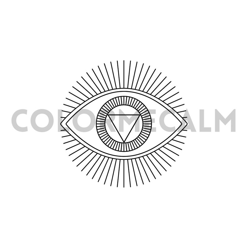 Evil Eye Protection Symbols Embroidery Pattern Boho Digital - Etsy