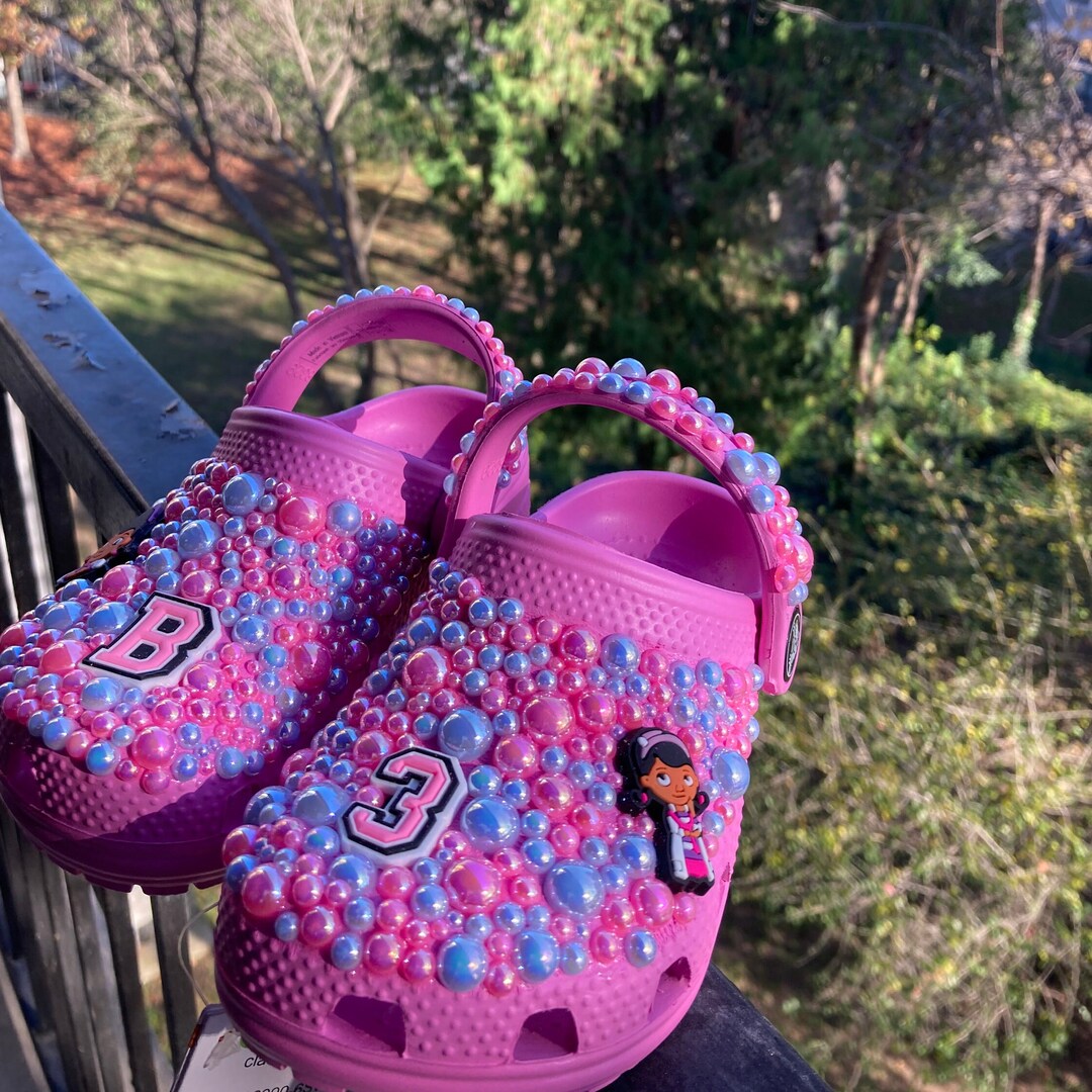 Youth Customized Character Croc - Etsy