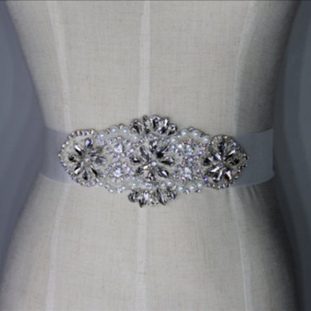 Kim Wedding Belt Crystal Wedding Belt for Bridal Jewellery Silver ...