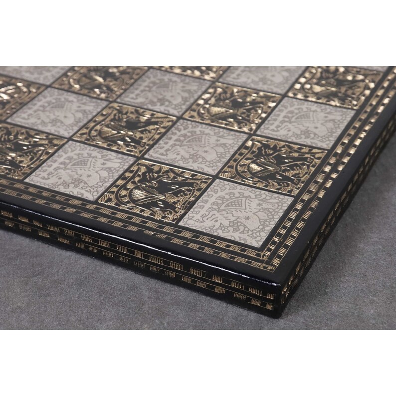 Sovereign Series Brass Metal Luxury Chess Pieces & Board Set - Etsy