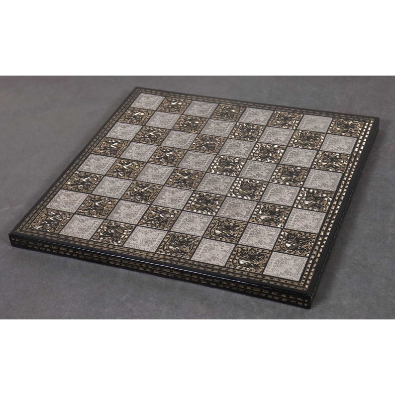 Sovereign Series Brass Metal Luxury Chess Pieces & Board Set - Etsy