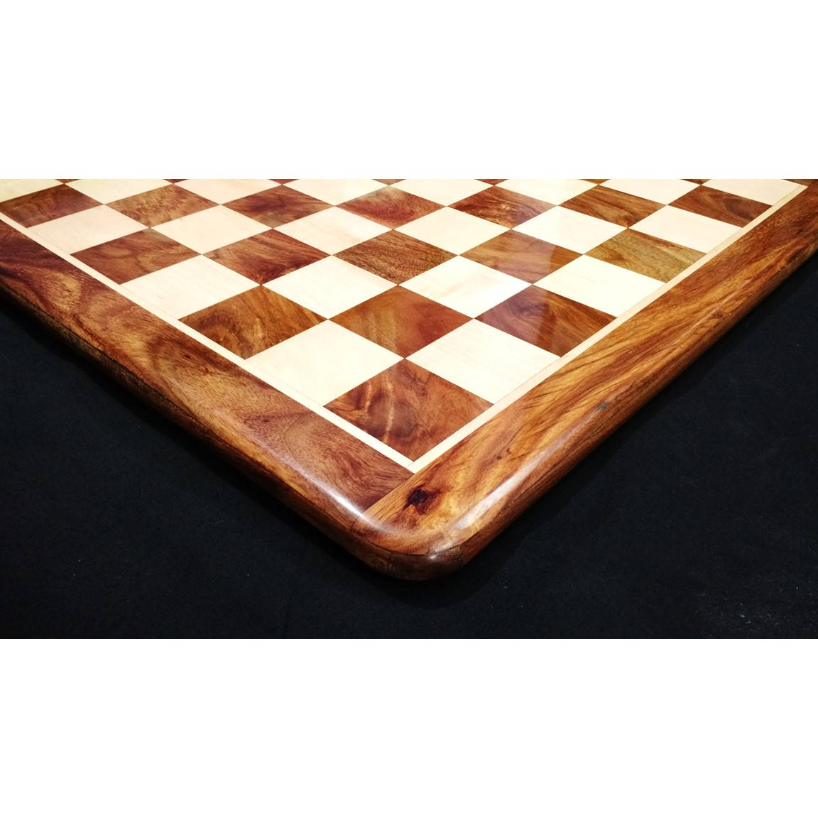 Wooden Chess Board Hand Carved in Golden Rosewood & Maple Wood | Etsy