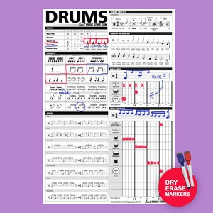 Creative Drum Poster Printable PDF (no Markers Included) - Etsy