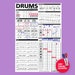 Creative Drum Poster Printable PDF (no Markers Included) - Etsy