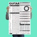 The Ultimate Guitar Reference Poster V2 2018 Edition 24x36 // Gift for ...