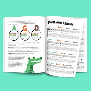 Guitar Chords Alphabet Kids Poster 18"x24" + Easy Guitar Method ...
