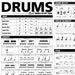 The Ultimate Drum Reference Poster - Etsy
