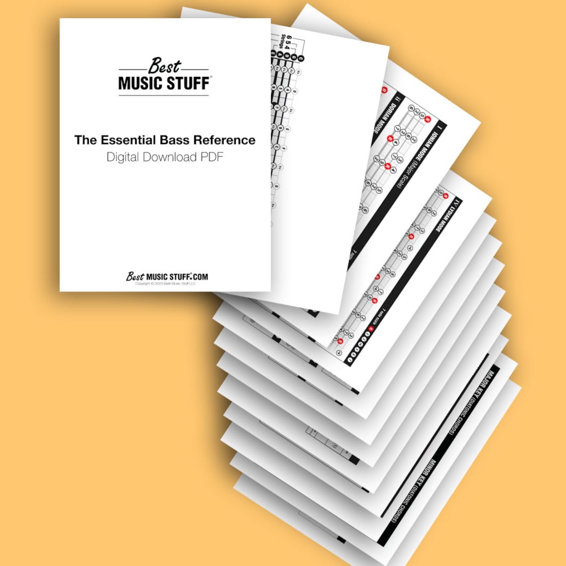 The Essential Bass Theory Reference Poster (12 Page Downloadable PDF ...