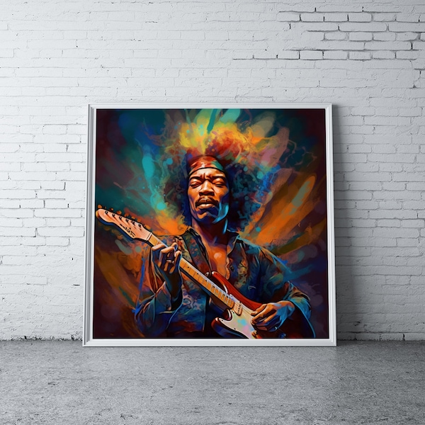 Jimi Hendrix Poster - Etsy