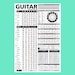 The Ultimate Guitar Reference Poster V2 2018 Edition 24x36 // Gift for ...