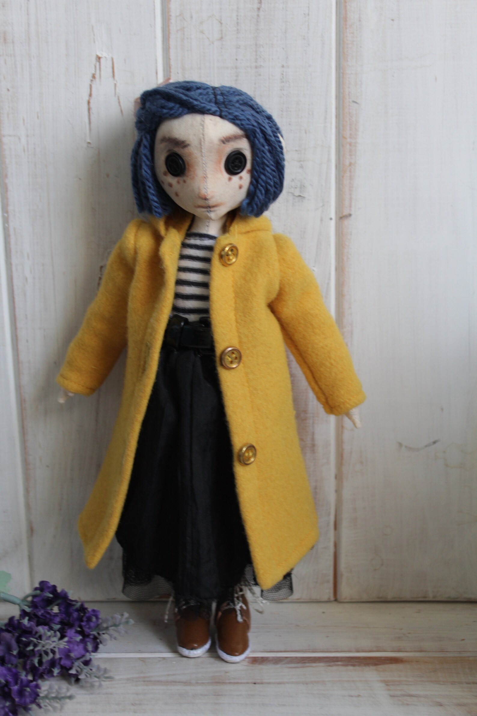 Coraline doll. Handmade art doll. OOAK doll. Fairytale doll | Etsy
