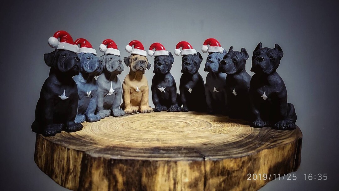 Cane Corso, Custom Dog Sculpture, Clay Dog Sculpture, Replica of Your ...