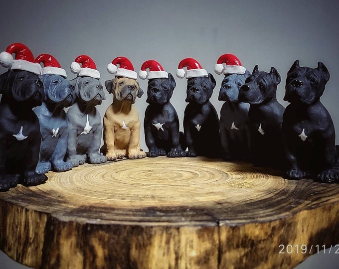 Cane Corso, Custom Dog Sculpture, Clay Dog Sculpture, Replica of Your ...