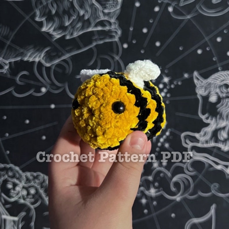 Mini Bee Crochet Pattern PDF How-to Crochet Pattern Baby - Etsy
