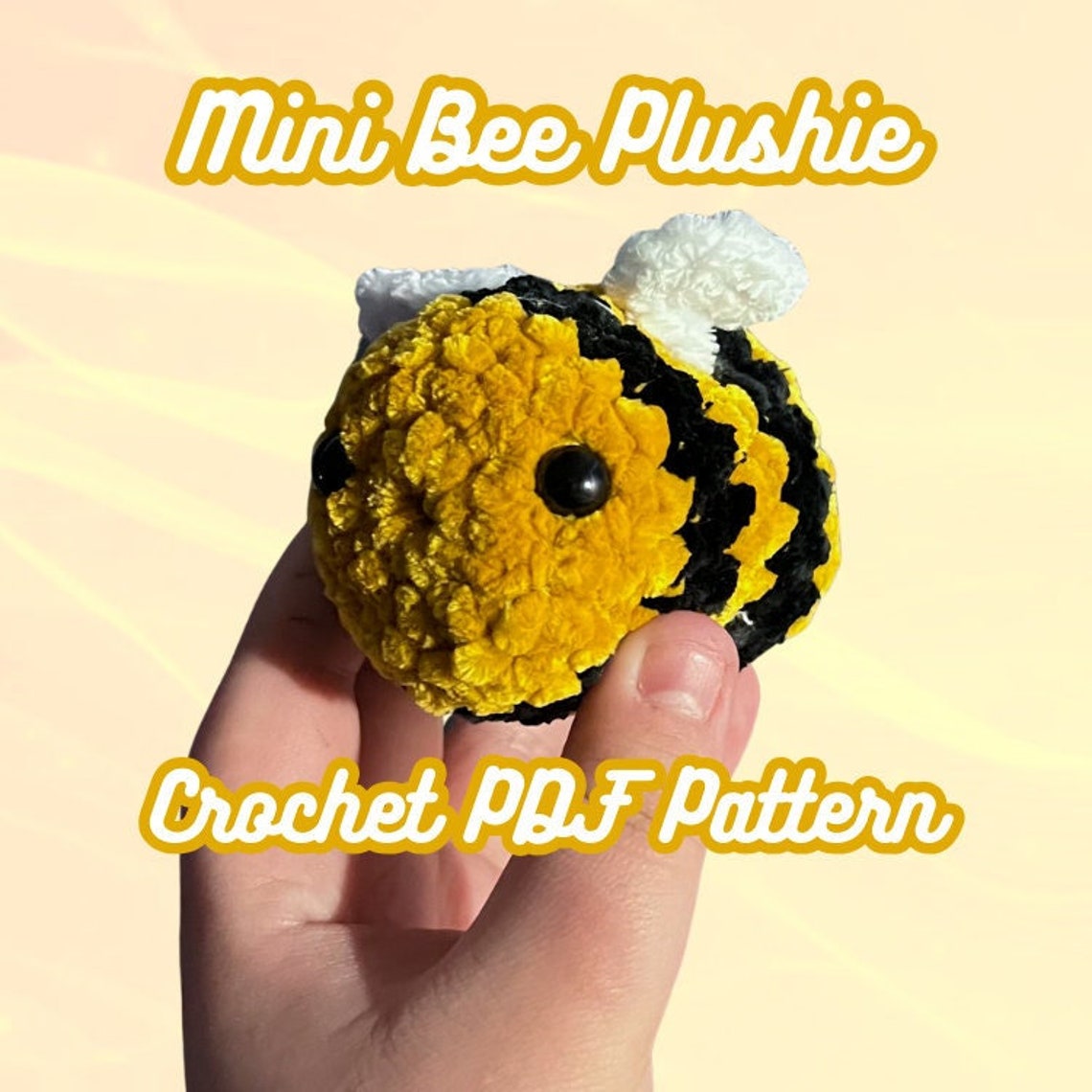 Mini Bee Crochet Pattern PDF How-to Crochet Pattern Baby - Etsy