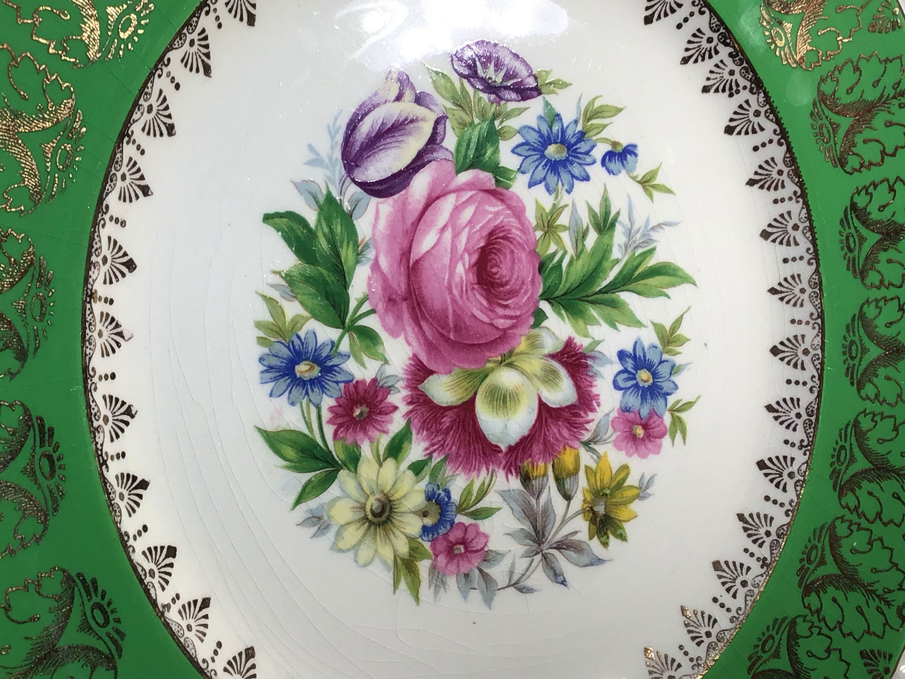 Vintage Solian Ware Simpsons Cobridge Inglaterra Floral Plate | Etsy