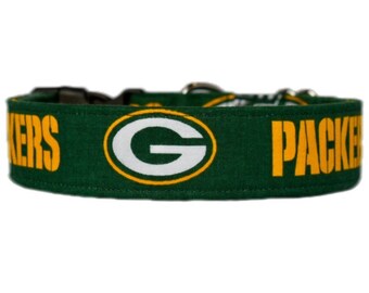 Dog Collar Green Bay Packers Cheeseheads NFL - Etsy