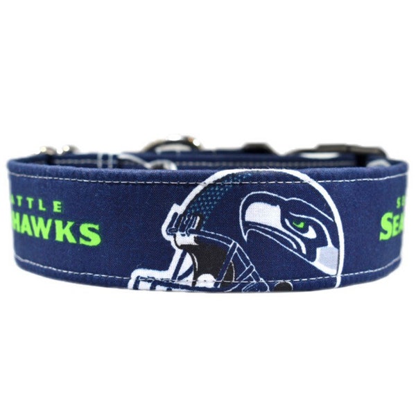 Seahawks Dog Collar - Etsy