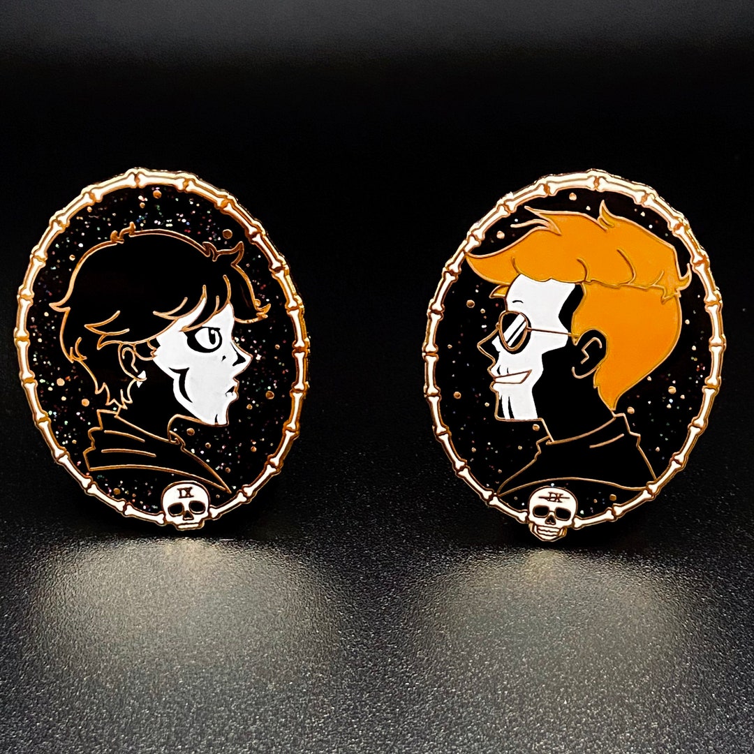 The Locked Tomb Gideon and Harrow Pins Ninth House Enamel Pins - Etsy