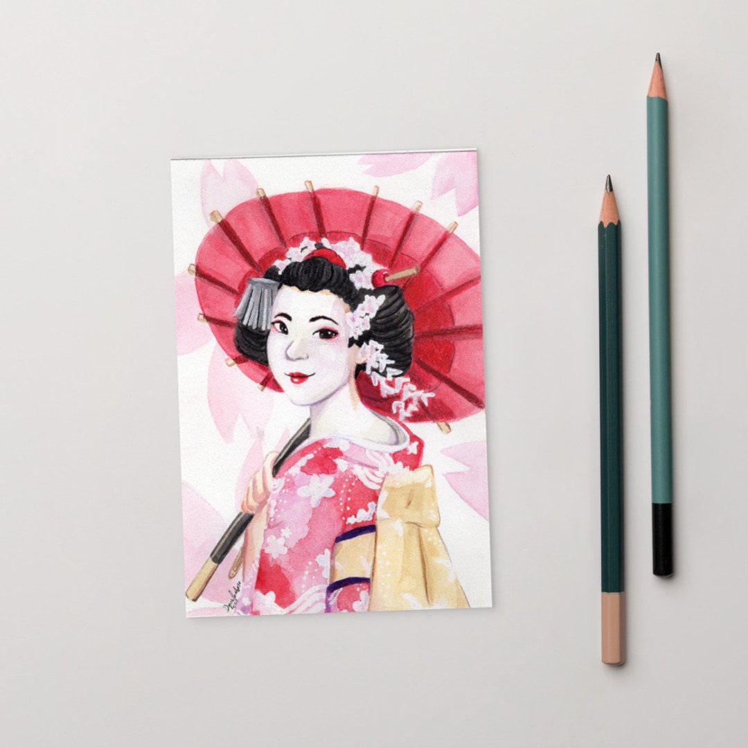 The Maiko 4x6 Mini Print/postcard - Etsy