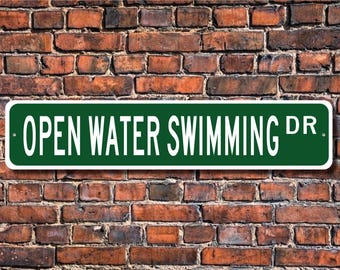 Swimming sign | Etsy