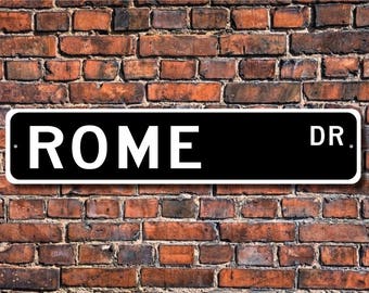 Rome Street Sign | Etsy