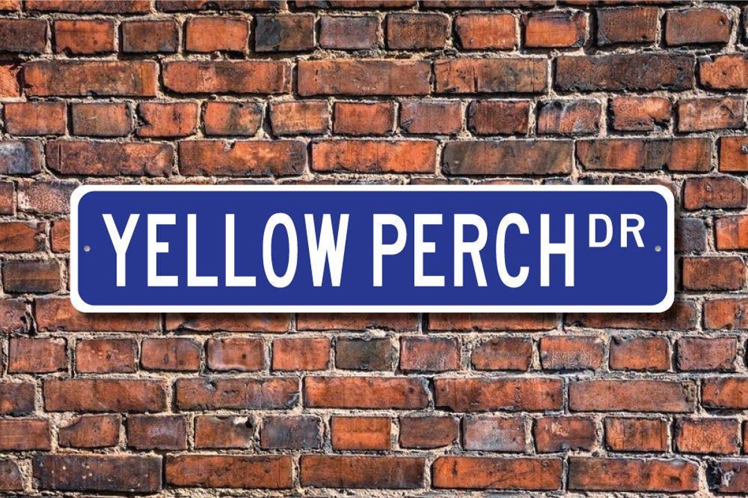 Yellow Perch, Yellow Perch Gift, Yellow Perch Sign, Yellow Perch Decor ...