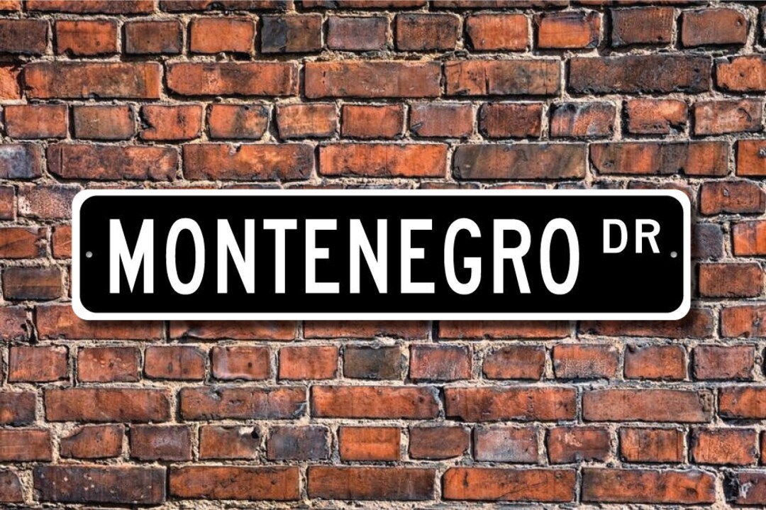 Montenegro, Montenegro Gift, Montenegro Sign, Souvenir Sign, Montenegro ...
