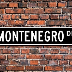 Montenegro, Montenegro Gift, Montenegro Sign, Souvenir Sign, Montenegro ...