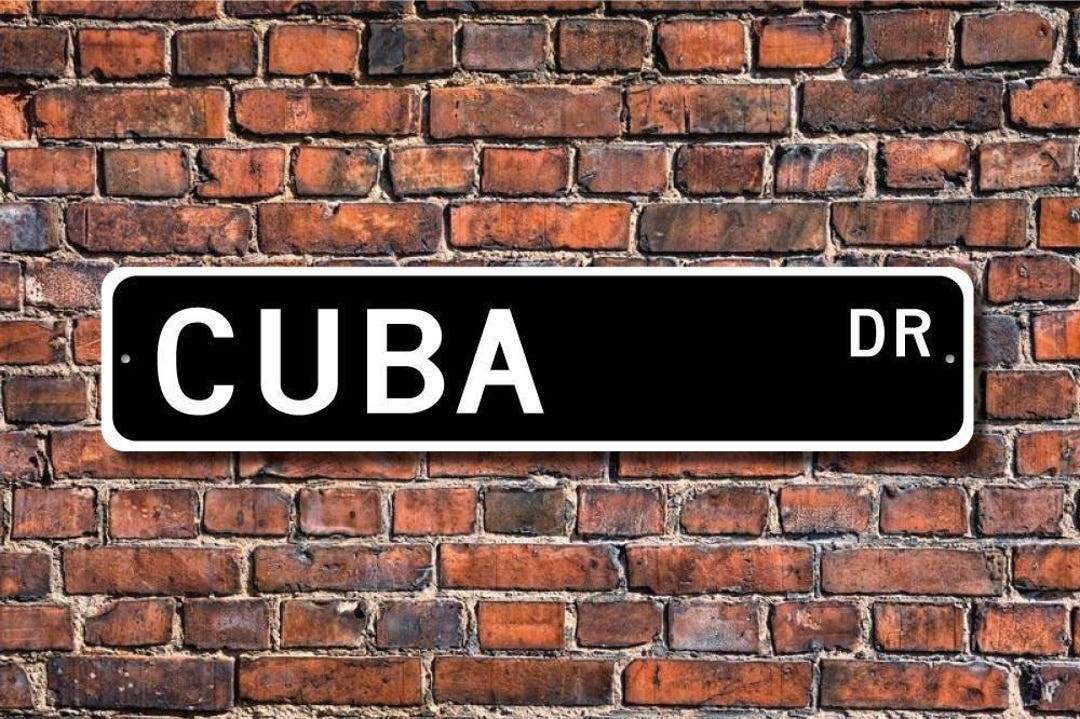 Cuba Sign, Cuba Wall Decor, Cuba Gift, Cuba Souvenir Sign, Cuba ...