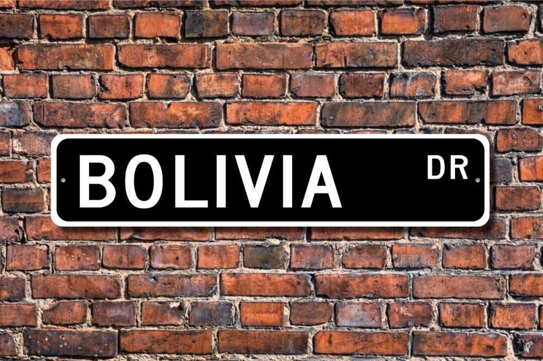 Bolivia Sign, Bolivia Gift, Bolivia Keepsake, Bolivia Wall Decor ...