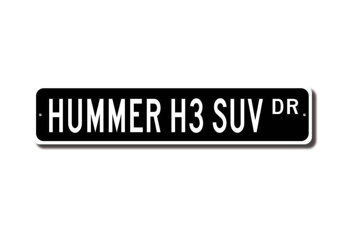 Hummer H3 Suv, GM Hummer H3 Suv Gift, Hummer H3 Suv Sign, Large SUV, 4 ...