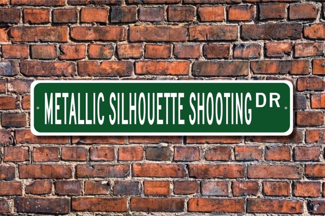 Metallic Silhouette Shooting, Metallic Silhouette Shooting Sign ...