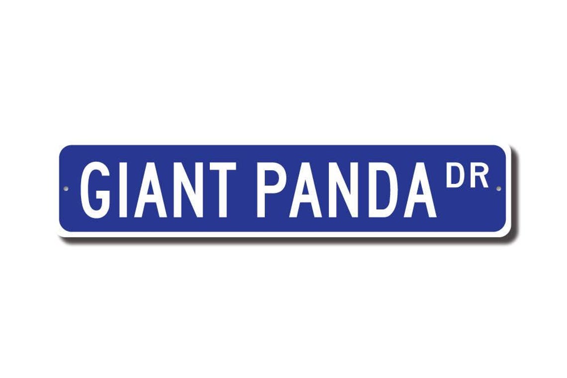 Giant Panda, Giant Panda Gift, Giant Panda Sign, Giant Panda Decor ...