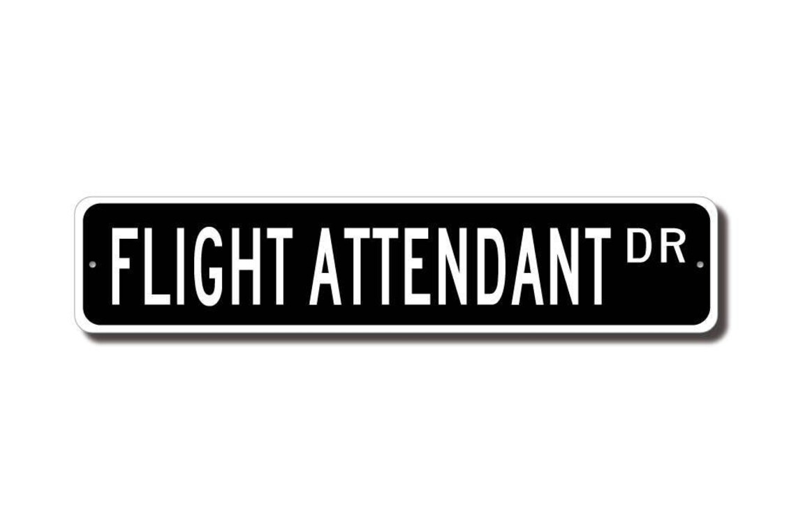 Flight Attendant, Flight Attendant Gift, Flight Attendant Sign, Gift ...