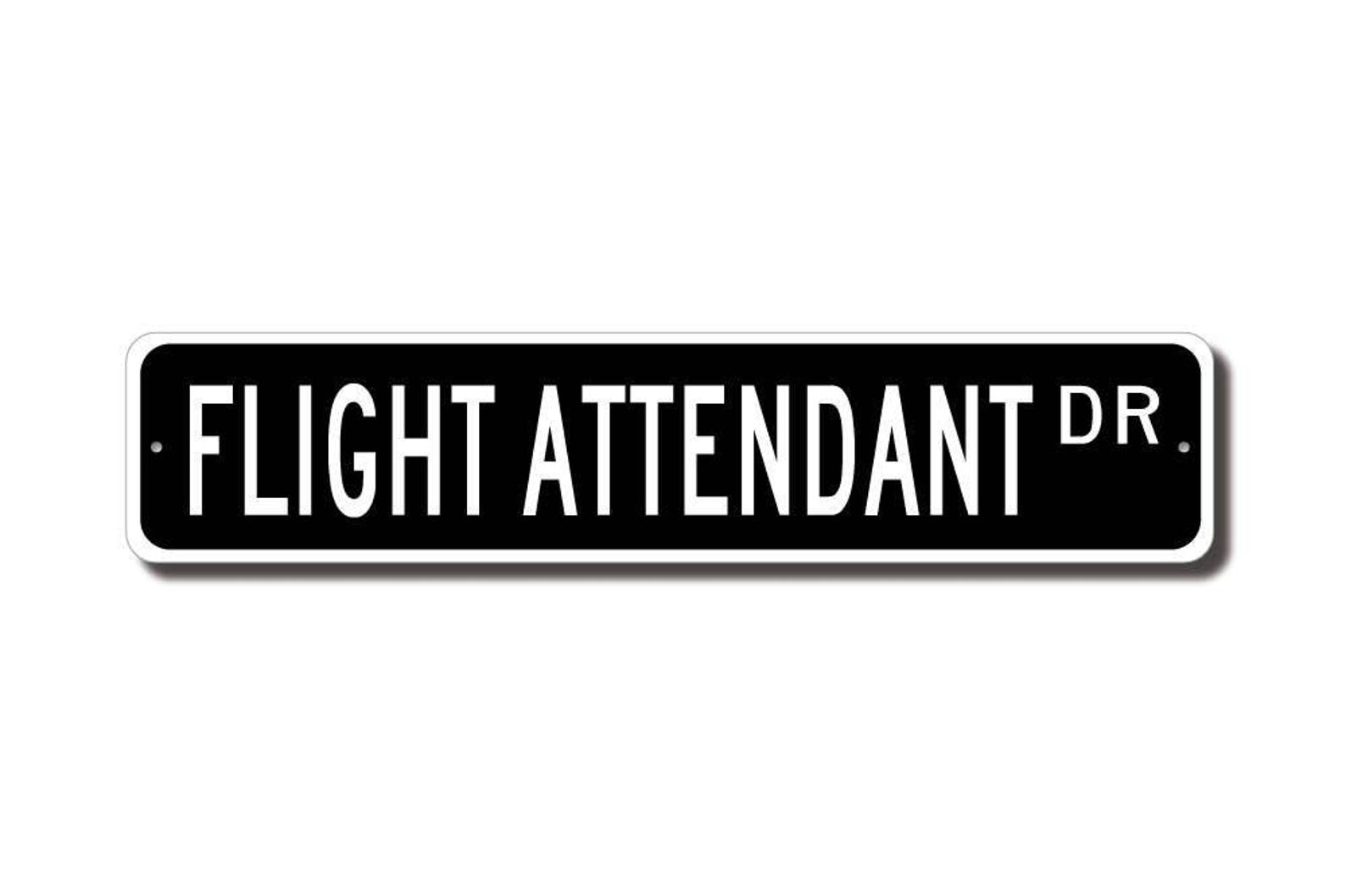 Flight Attendant, Flight Attendant Gift, Flight Attendant Sign, Gift ...