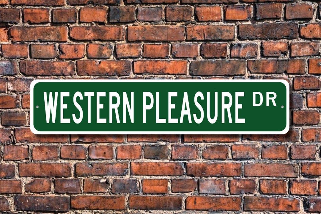Western Pleasure Western Pleasure Sign Western Pleasure Fan - Etsy